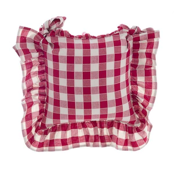 BLANC MARICLÒ Set 6 Copri Cuscino A Quadri "OSTERIA CHIC" Rosso — Sweet ...