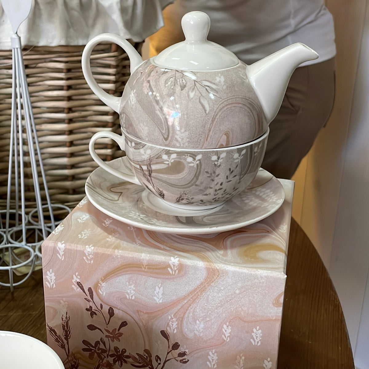 MATHILDE M. Tea For One in Porcellana Rosa con Scatola — Sweet Home ...
